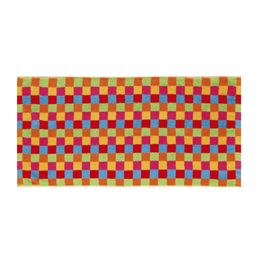 Cawö Handtuch Lifestyle Karo, multicolor, 50 x 100 cm