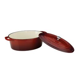 Kela Bräter Calido in rot/oval, 6,5 l