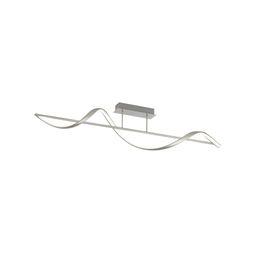 Paul Neuhaus LED-Deckenleuchte Q-Swing, Stahlfarbig, 121 cm