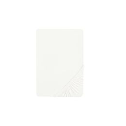Biberna Boxspring-Spannbetttuch, weiß, 140 x 200 x 25 cm
