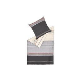 Schöner Wohnen Bettwäsche-Set Horizon, grau/anthrazit/beige, 135 x 200 cm