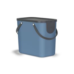 Rotho Recycling Müllsystem Albula in horizon blue, 25 l