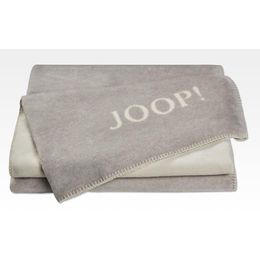 JOOP! Doubleface Decke, rauch/ecru, 150 x 200 cm