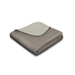 Biederlack Decke Basic Soft HS, taupe/sand, 150 x 200 cm