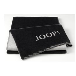 JOOP! Melange Doubleface Decke, anthrazit/silber, 150 x 200 cm