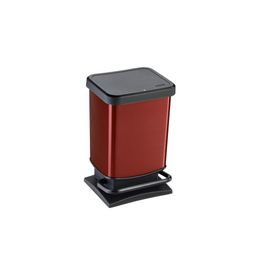 Rotho Treteimer Paso in rot, 20 l