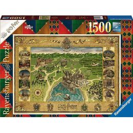 Ravensburger Harry Potter Puzzle "Hogwarts Karte", 1500 Teile