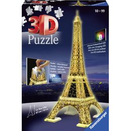 Ravensburger 3D-Puzzle "Eifelturm bei Nacht", Night Edition, 216 Teile