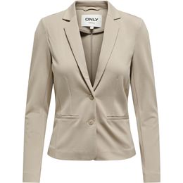 Only® Blazer, Reverskragen, Tailliert, für Damen, beige, XS