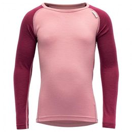 DEVOLD - Breeze Kid Shirt - Merinounterwäsche Gr 2 Years rosa