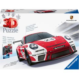Ravensburger 3D-Puzzle "Porsche 911 GT3 Cup", Salzburger Design, 108 Teile, MEHRFARBIG