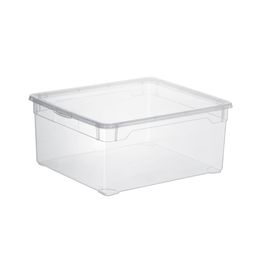 Rotho Clearbox in transparent, 18 L