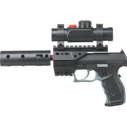 Schrödel Schrödel Spielzeug-Pistole "PB001 mit Schalldämpfer"