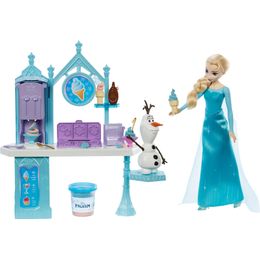 Mattel Disney Die Eiskönigin Spielset "Elsas und Olafs Eiscreme-Stand", blau