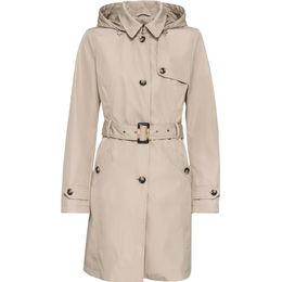 Adagio Trenchcoat, Klappkragen, Knopfleiste, für Damen, beige, 38