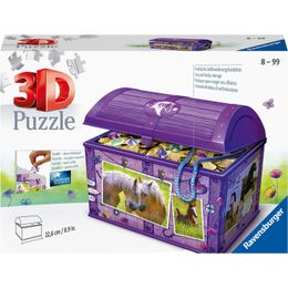 Ravensburger 3D-Puzzle "Schatztruhe Pferde", 216 Teile, mehrfarbig