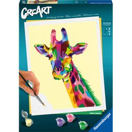 Ravensburger Malen nach Zahlen CreArt "Funky Giraffe", MEHRFARBIG
