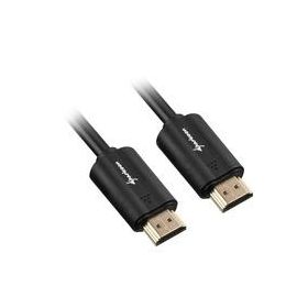 Sharkoon Kabel HDMI Stecker > HDMI Stecker schwarz, 3 Meter, HDMI 2.0 4K Verwendung: High Speed-Kabel für HD-und 3D-TV Anschlüsse: 1x HDMI (Stecker) auf 1x HDMI (Stecker) Version: HDMI High Speed
