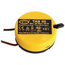 EVN Lichttechnik EVN TAB 50 Halogen Transformator 12 V 20 - 50 W dimmbar mit Phasenanschnittdimmer