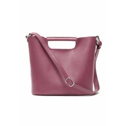 Gretchen Schultertasche Crocus Shoulderbag, aus italienischem Rindsleder, rosa