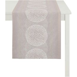 Apelt Tischläufer 1114 Loft Style, Jacquard (1-tlg), rosa|weiß