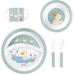 Sterntaler® Kindergeschirr-Set Edda (5-tlg), Polypropylen, grün