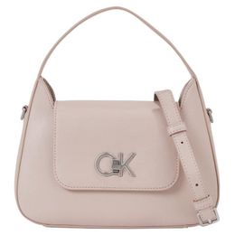Calvin Klein Schultertasche RE-LOCK CROSSBODY W/FLAP SM, im handlichen Design, rosa