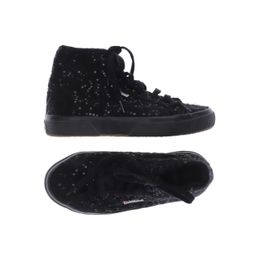 Superga Damen Sneakers, schwarz, Gr. 38