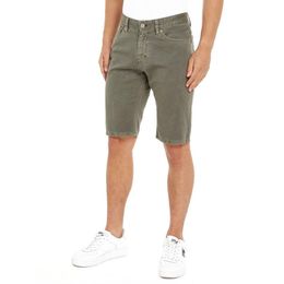Tommy Jeans Shorts TJM RYAN GARMENT DYE SHORT leicht gewachsene Optik, grün