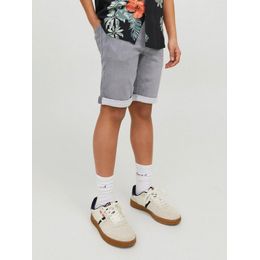 Jack & Jones Jack & Jones Junior Jeansshorts JJIRICK JJICON SHORTS GE mit Umschlag, grau