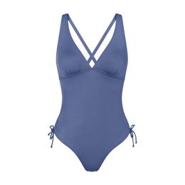 Triumph - Badeanzug mit gefütterten Cups - Blue 40C - Summer Mix & Match - Bademode für Frauen