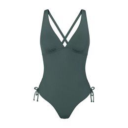 Triumph - Badeanzug mit gefütterten Cups - Green 38C - Summer Expression - Bademode für Frauen