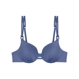 Triumph - Bikini Top gefüttert - Blue 46D - Summer Mix & Match - Bademode für Frauen