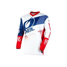 O Neal O’NEAL Motocross-Shirt, blau|weiß