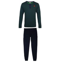 U.S. Polo Assn. U.S. Polo Assn Pyjama Pyjama Set Longsleeve und Hose im Set (1 tlg)