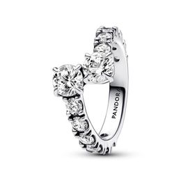 Pandora Silberring Pandora Timeless Ring für Damen aus 925er Silber mit Zirkonia