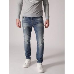 M.O.D. Miracle of Denim Tapered-fit-Jeans Alex im Destroyed-Look