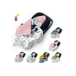 Babydecke Ganzjährige Einschlagdecke Babyschale Autositz universal