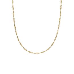 Collier Firetti "Schmuck Geschenk Gold 585 Halsschmuck Halskette Goldkette Singapur" Halsketten Gr. 45, Gelbgold 333, Breite: 2,4 mm, gelb (gelbgoldfarben) Damen Colliers