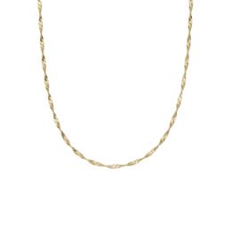 Collier Firetti "Schmuck Geschenk Gold 585 Halsschmuck Halskette Goldkette Singapur" Halsketten Gr. 42, Gelbgold 333, Breite: 2,4 mm, gelb (gelbgoldfarben) Damen Colliers