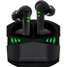 Black Shark Bluetooth 5.2 Kabellos mit 35ms Extrem Geringer Latenz IPX5Wasserdicht In-Ear-Kopfhörer (Kommuniziere kristallklar mit 4 ultraklaren Mikrofonen für präzise Sprachübertragung