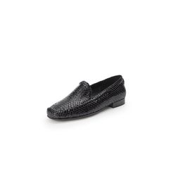 Flecht-Slipper Cordera Sioux schwarz