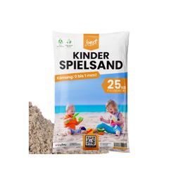 Best for Kids Spielsand Quarzsand Sand für Sandkasten Dekosand Zertifizierte Qualität