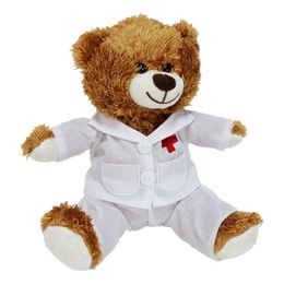 BEMIRO Tierkuscheltier Teddybär Doktor Plüsch Kuscheltier im Arztkittel