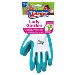 SPONTEX Arbeitshandschuh-Set Gartenhandschuh Lady Garden Gr. 7 Damenhandschuh