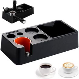 BlingBin Tamperstation 8 In 1 Espresso Tampingstation mit Knock Box Coffee Tamping Ständer