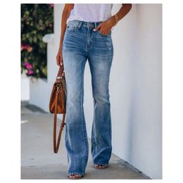 TZTA Trading UG Stretch-Jeans Damenjeans Skinny Jeans Vintage Jeans mit hoher Taille Jeans Jeggings