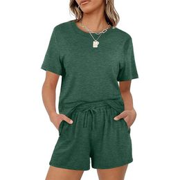 FIDDY Jumpsuit Damen-Jumpsuit – Rundhals-Jumpsuit – Sommer-Jumpsuit