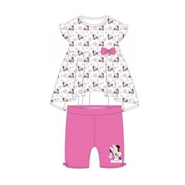 Disney baby Shirt & Hose Baby- Set: "Minnie Mouse im Blumenfeld " Kleid & kurze Hose