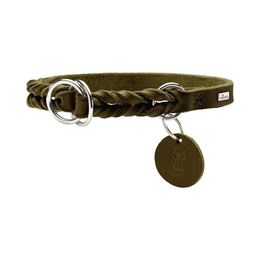 Hunter Tierbedarf Hunde-Halsband Dressurhalsband Solid Education oliv